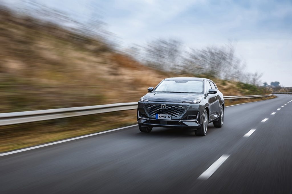 2025 Changan UNI K, 2.0T + 8AT, SAR 141k, not as good a seller as Toyota RAV4