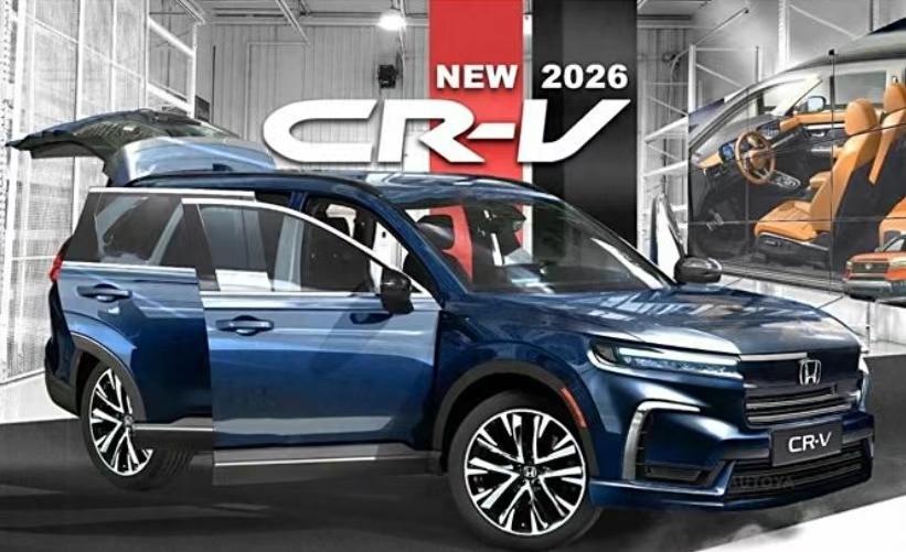2026 Honda CR V Revealed Bold New Design with Hybrid Power